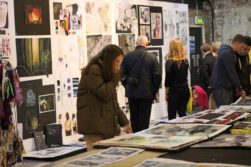 Advanced Higher art and design exhibition at the Tramway.